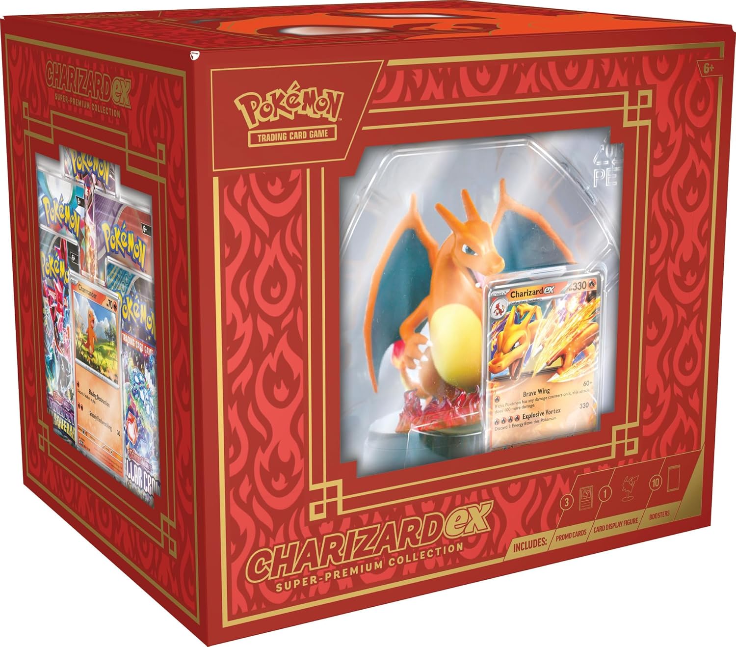 מארז פוקימון צ'אריזארד - Pokémon Charizard ex Super Premium Collection ...